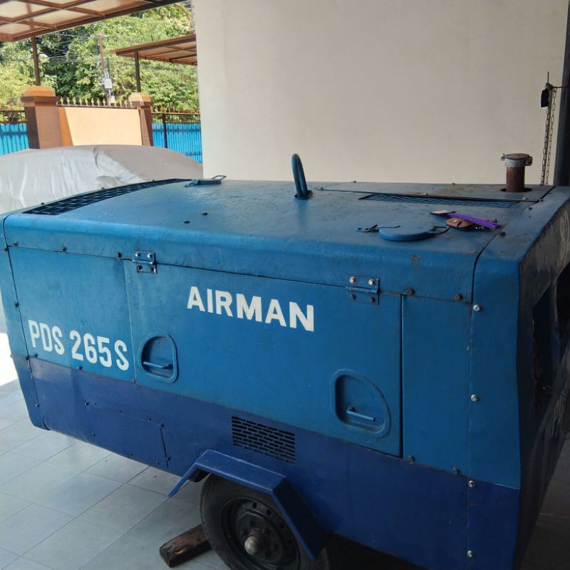 Jual air compressor kompresor angin airman pds265 pds 265 pneumatic ...