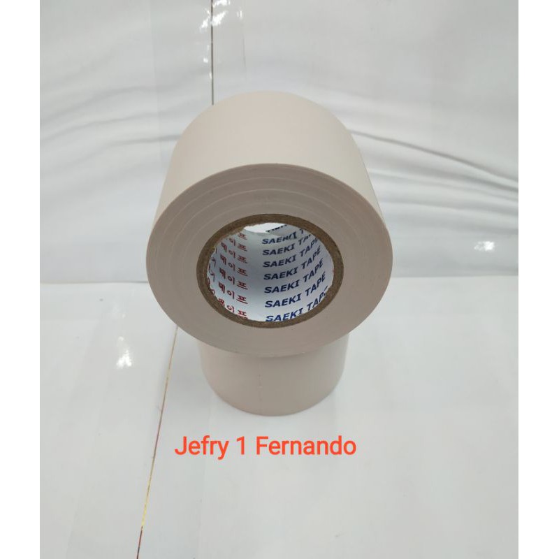 Jual DUCT TAPE LEM PIPA AC ISOLASI AC LENGKET SAEKI 1ROLL | Shopee ...