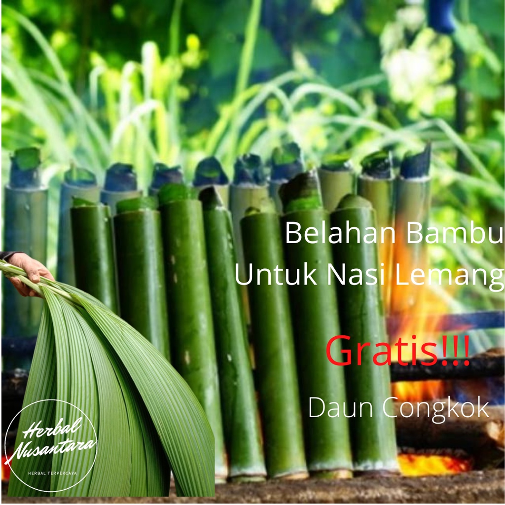 Jual Ruas Bambu Murah Bambu Lemang / Leumeung Praktis siap pakai ...
