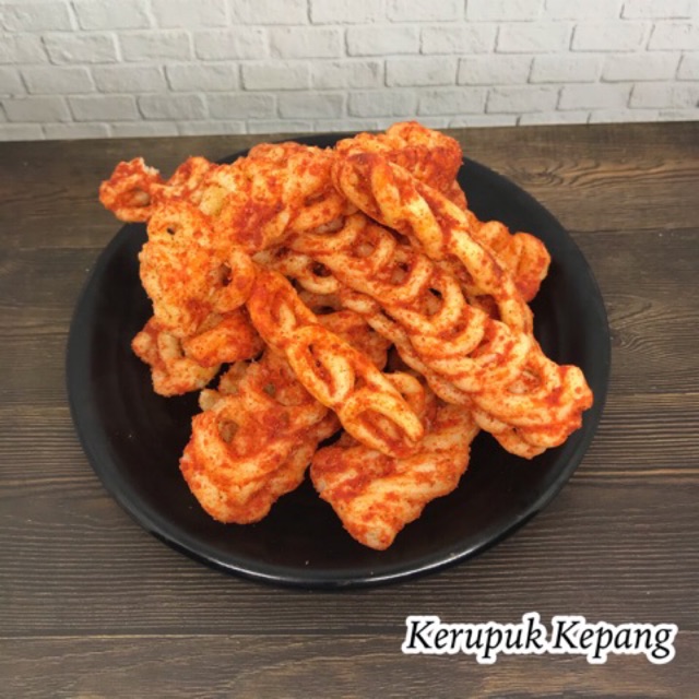 Jual KERUPUK PEDAS 250 GRAM | KERUPUK CAP IKAN SNACKY MEDAN KEONG ...