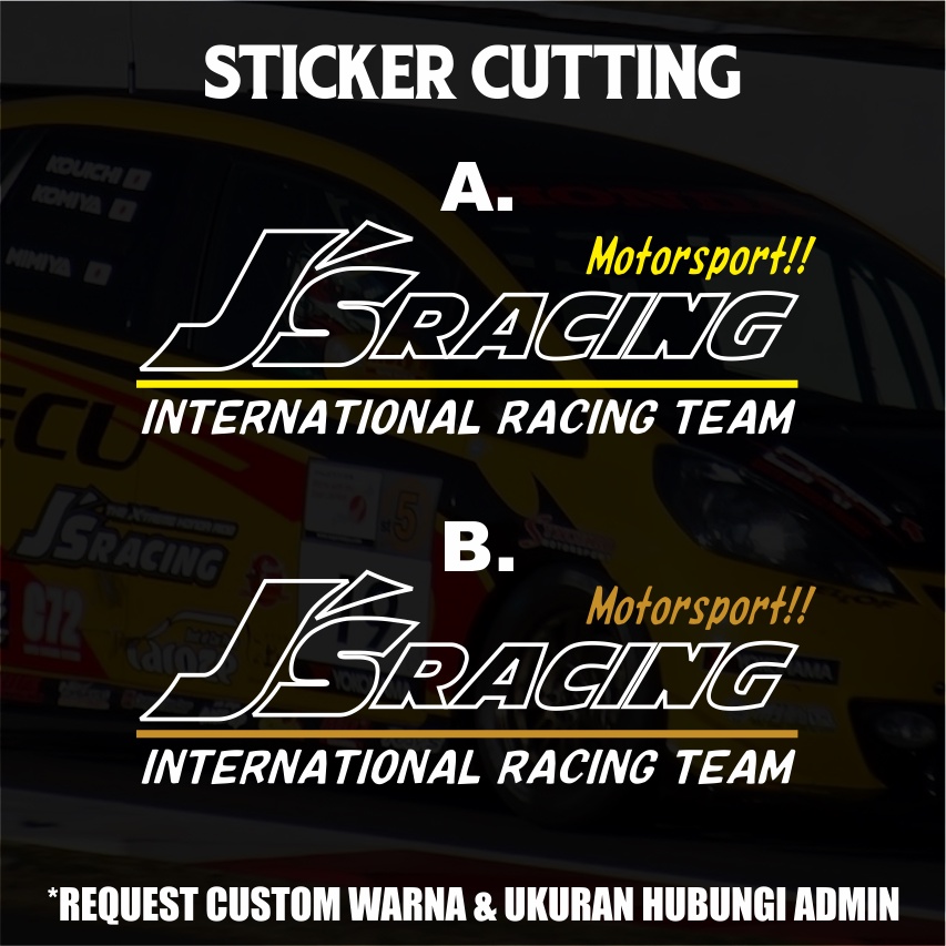 Jual Sticker Cutting Js Racing | Shopee Indonesia