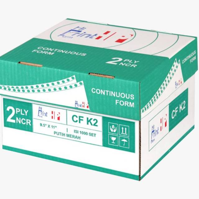 Jual CONTINUOUS FORM 9.5 X 11/2 2 PLY HI PRINT (ISI 2000 SHEETS ...