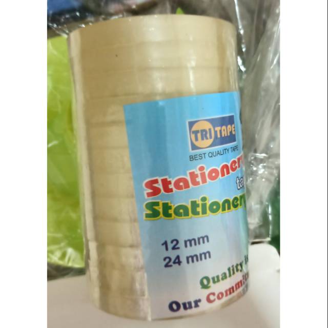 Jual Isolasi bening 1/2 inch 12 mm / Solatip bening | Shopee Indonesia