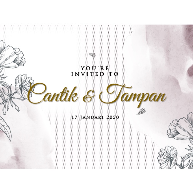 Jual Template Undangan Digital Wedding atau Pernikahan Kekinian Premuim ...