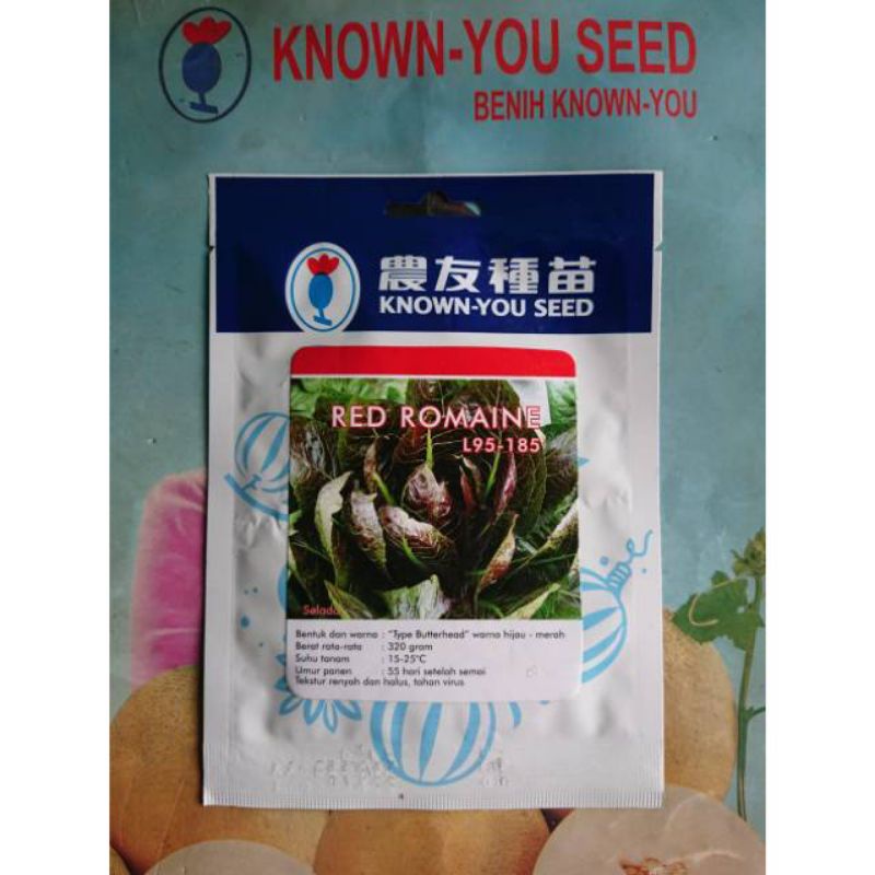Jual Benih Selada Romain Red Romaine Isi 10 gram | Shopee Indonesia