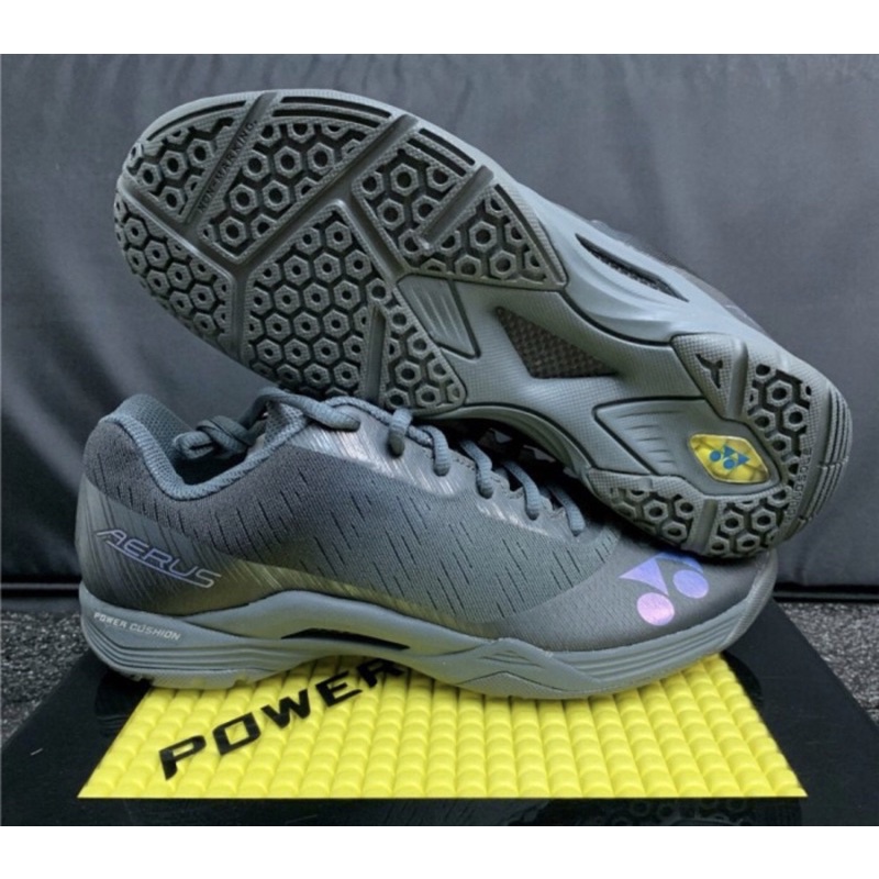 Jual Sepatu Badminton Yonex Aerus Z Men - Aerus z Man Dark Grey ...