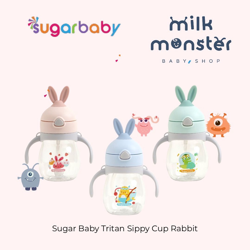 Jual Sugar Baby TRITAN Sippy Cup Rabbit / Botol Minum Anak | Shopee Indonesia