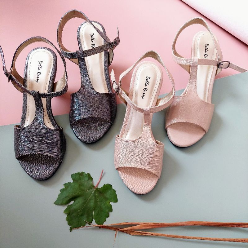 Jual SANDAL HEELS SENDAL WANITA TREN TERBARU HAK TIPE FREYA 7CM ...