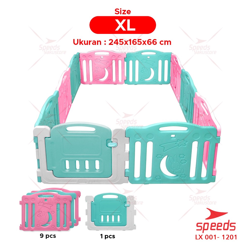 Jual SNI Pagar Bayi Playpen Bayi Pagar Mainan Anak Set Bayi Baby Fence ...