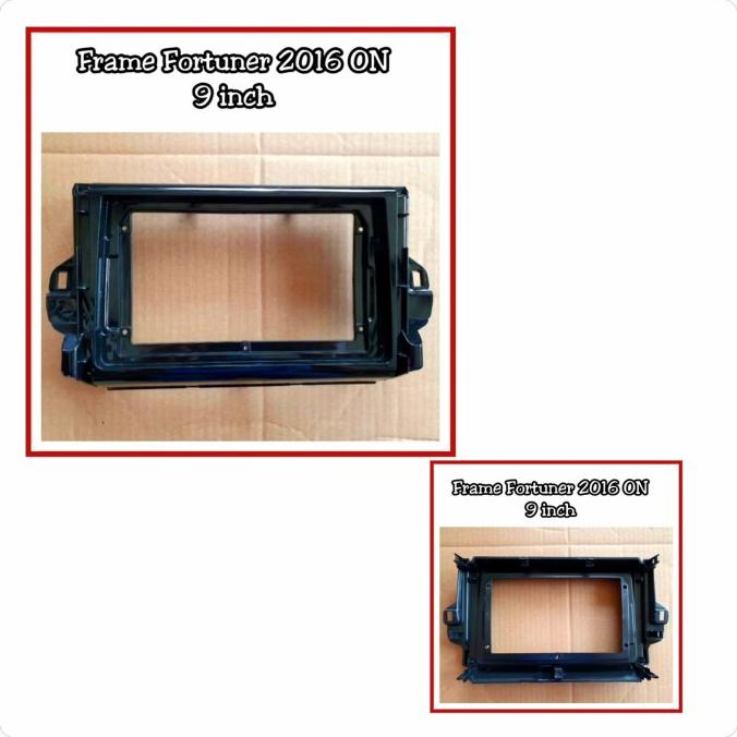 Jual Frame Head Unit Fortuner 2016 ON Layar 9 inch Original|Premium ...