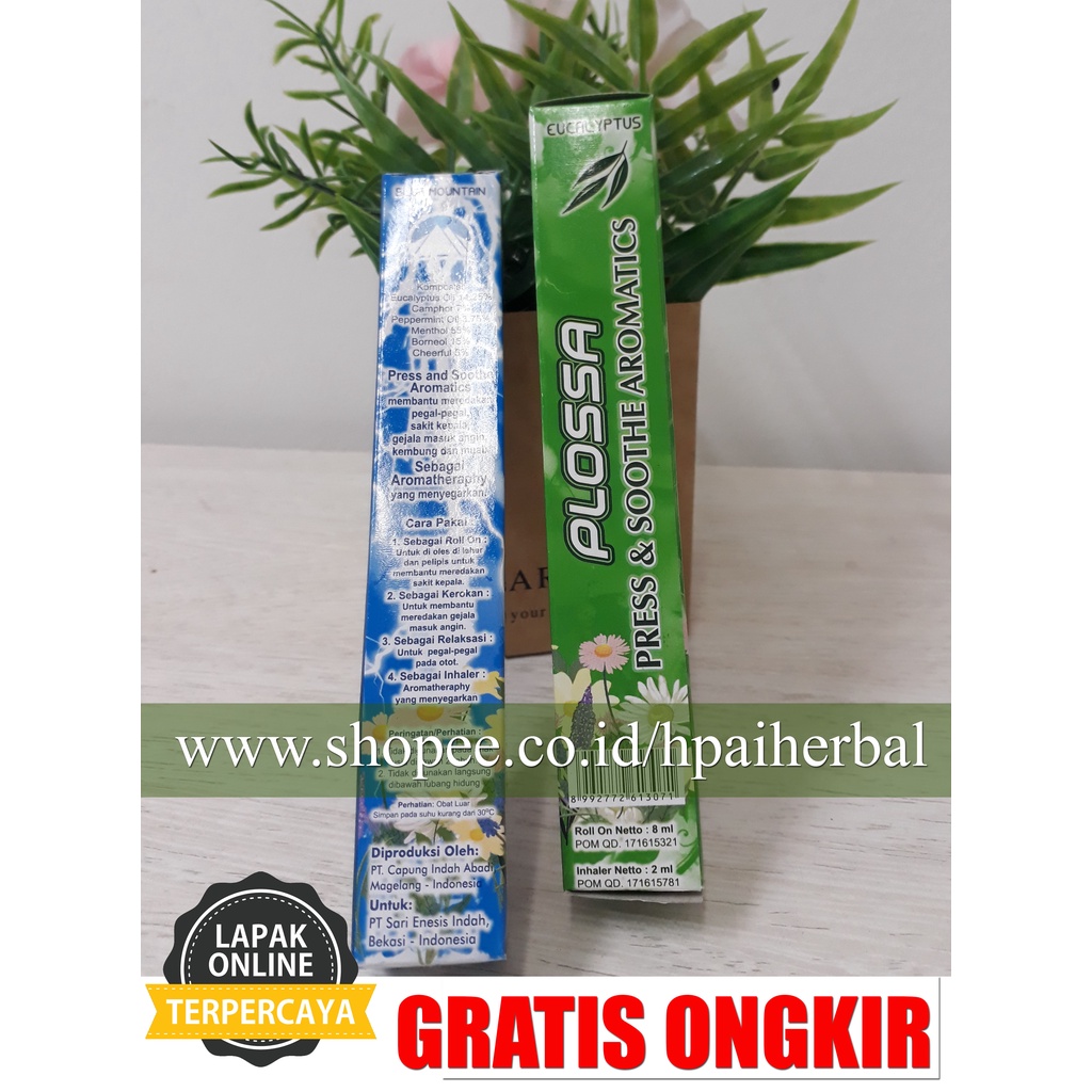 Jual Plossa Minyak Angin Aromaterapi / Plosa / Plossa Inhaler Hidung ...