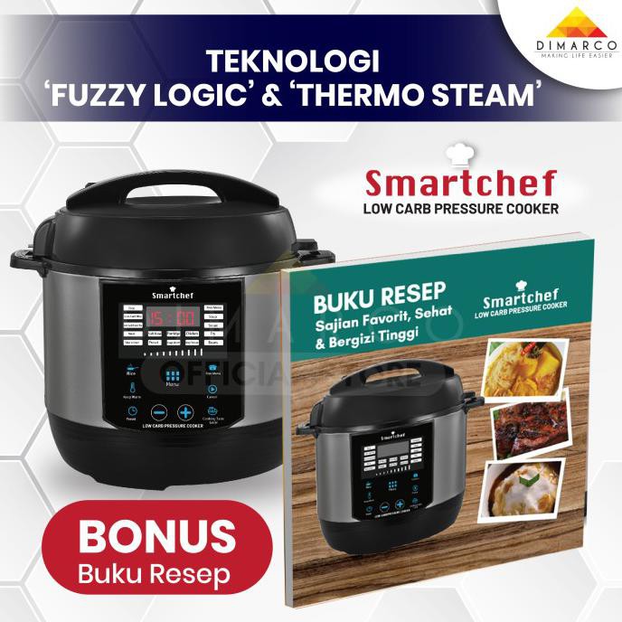 Jual SMART CHEF RICE COOKER ALAT MASAK NASI SEHAT LOW SUGAR CEGAH ...