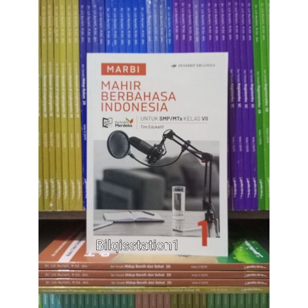 Jual Buku MARBI Bahasa Indonesia Kelas 7/VII SMP/MTS Erlangga Kurikulum Merdeka | Shopee Indonesia