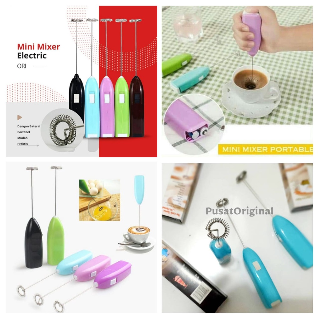 Jual Mini Hand Mixer Portable Serbaguna Pengocok Telur Pengaduk Kopi ...