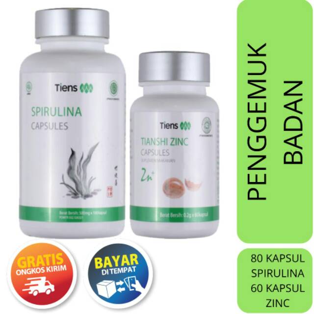 Jual Tiens herbal penambah berat badan/ suplemen penggemuk badan /80 ...