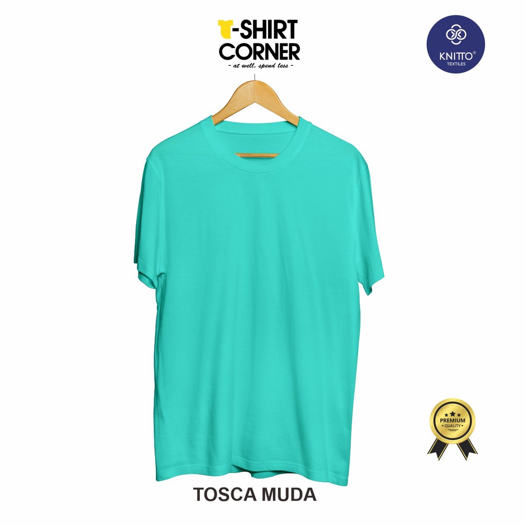 Jual BAJU KAOS POLOS COTTON COMBED 30S PRIA WANITA KNITTO PREMIUM ...