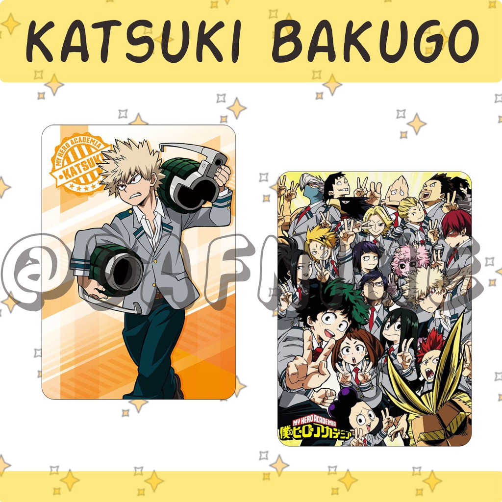 Jual PHOTOCARD ANIME BOKU NO HERO ACADEMIA BNHA HERO CLEANING EDITION ...