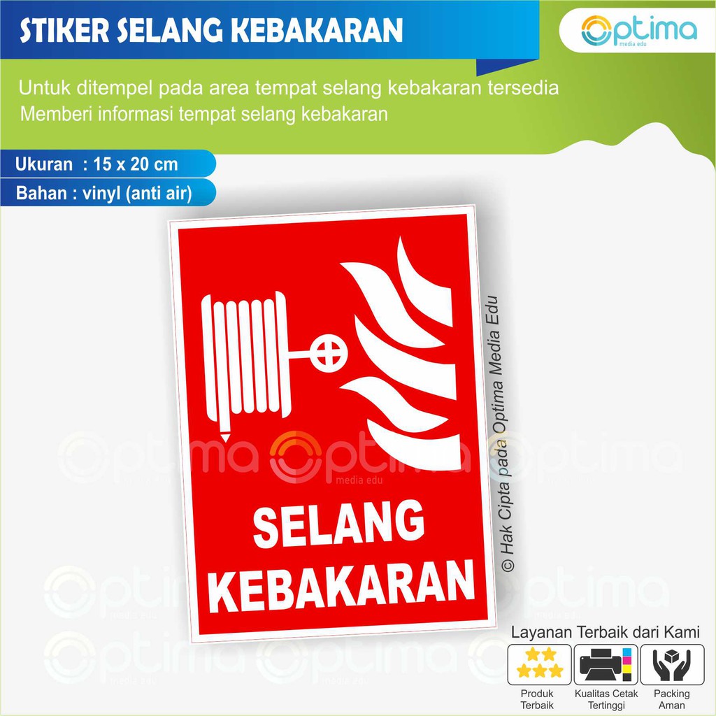 Jual STIKER POSISI SELANG PEMADAM KEBAKARAN | Shopee Indonesia