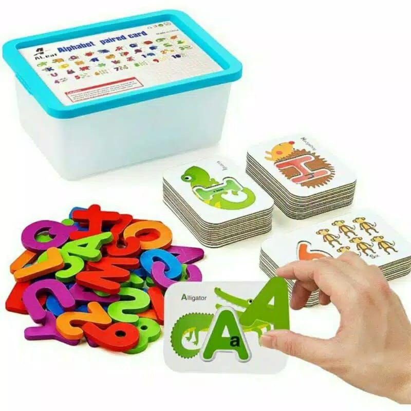 Jual FLASH CARD ANGKA & HURUF (IDENTIFICATION CARD) | Shopee Indonesia