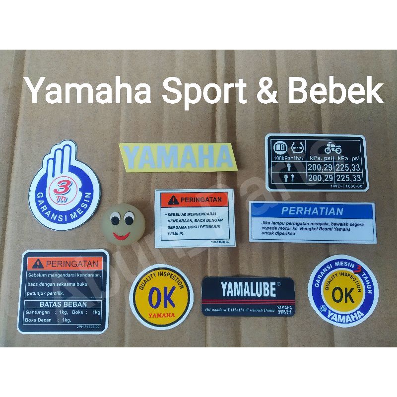Jual Stiker Pelengkap Detail Motor Yamaha. (F1zr, vega, jupiter,sigma ...