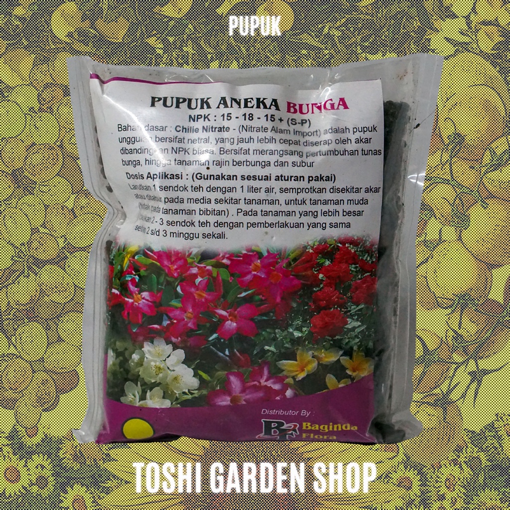 Jual PUPUK ANEKA BUNGA (15-18-15+(S-P)) 500 GR (PUPUK) | Shopee Indonesia