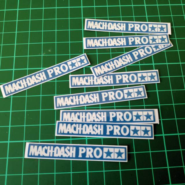 Jual Sticker Mach Dash Pro Tamiya Mini 4wd | Shopee Indonesia