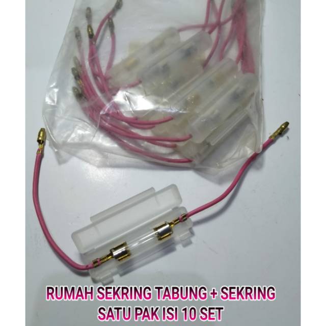 Jual Rumah Sekring Tabung + Tabung isi 10 Set | Shopee Indonesia