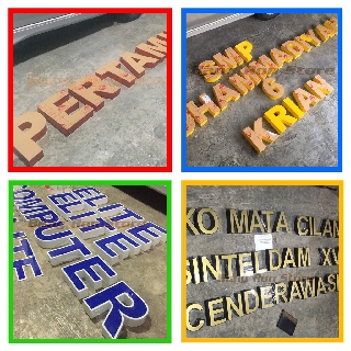 Jual Huruf Timbul Menyala - Letter Timbul Led - Huruf Akrilik Custom ...