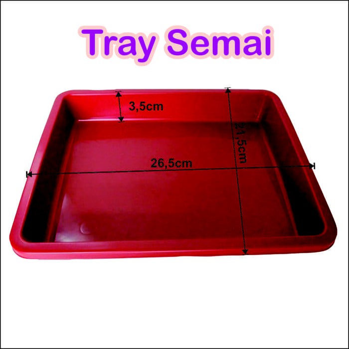 Jual tray semai merah cocok untuk tempat menjemur hasil semai an ...
