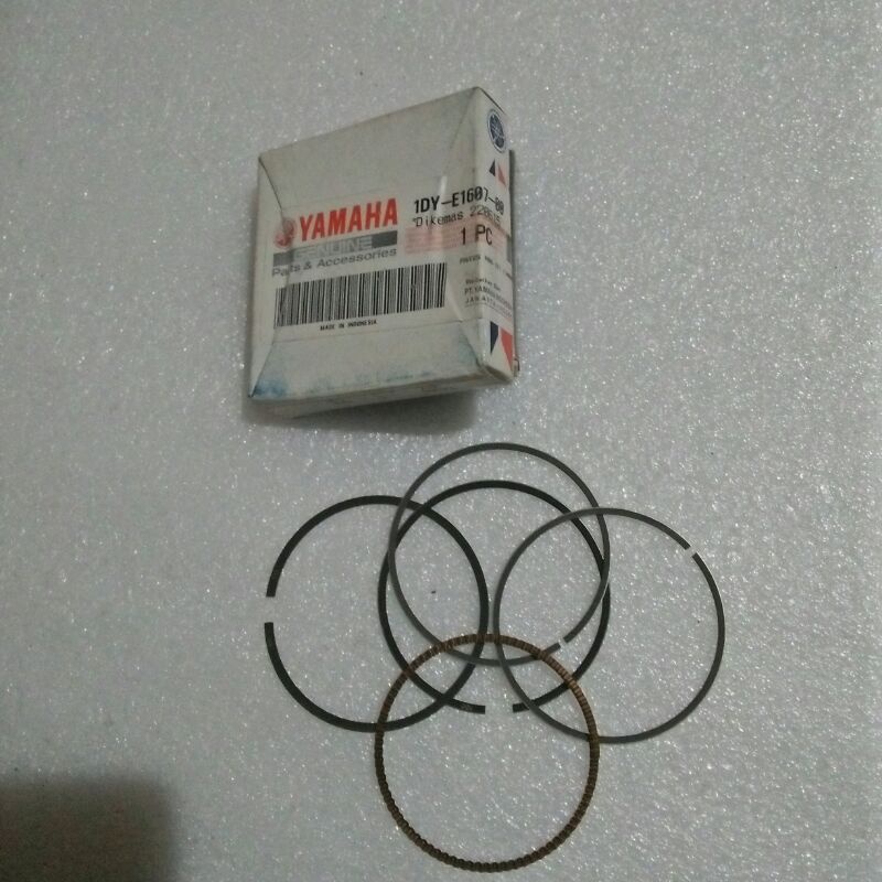 Jual ring piston ring seher oversize 1.00 Jupiter Z1 original kode part 1DY E1607 00 | Shopee ...