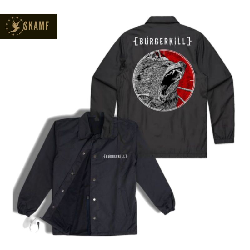 Jual coach jacket BURGERKILL - ADMATINE band JAPAN TOUR 2020 windbreaker jaket pria | Shopee ...