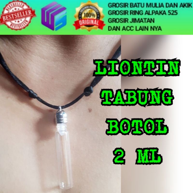 Jual LIONTIN TABUNG BOTOL UKURAN 2 ML | Shopee Indonesia