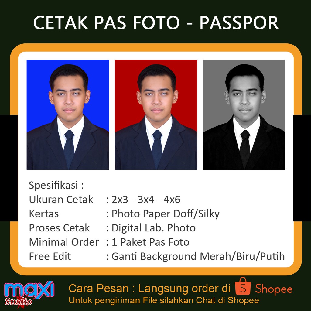 Jual Cetak Pas Foto DOF Kulit Jeruk, Cetak Foto Lab 2R - 10RS | Shopee ...