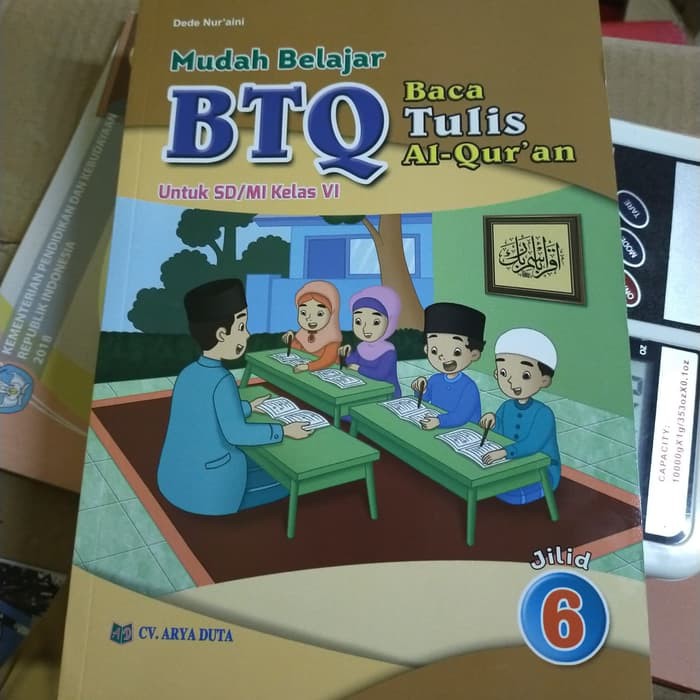 Jual Buku Belajar Baca Tulis Al Quran Btq K13 Untuk Sd Mi Kelas 6