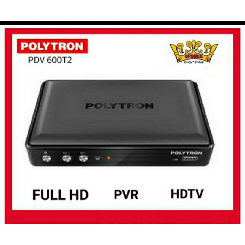 Jual SET TOP BOX TV DIGITAL dvb T2 STB POLYTRON PENERIMA TV DIGITAL ...