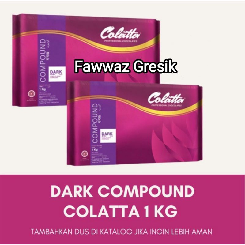 Jual Colatta Dark Chocolate 1kg / Coklat Colatta Collata Dark Compound ...