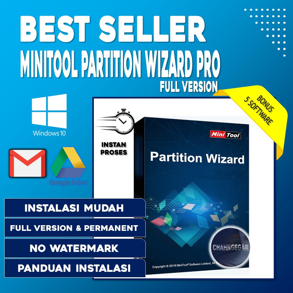 Jual Minitool Partition Wizard Technician Versi 12 edisi 2023 Full ...
