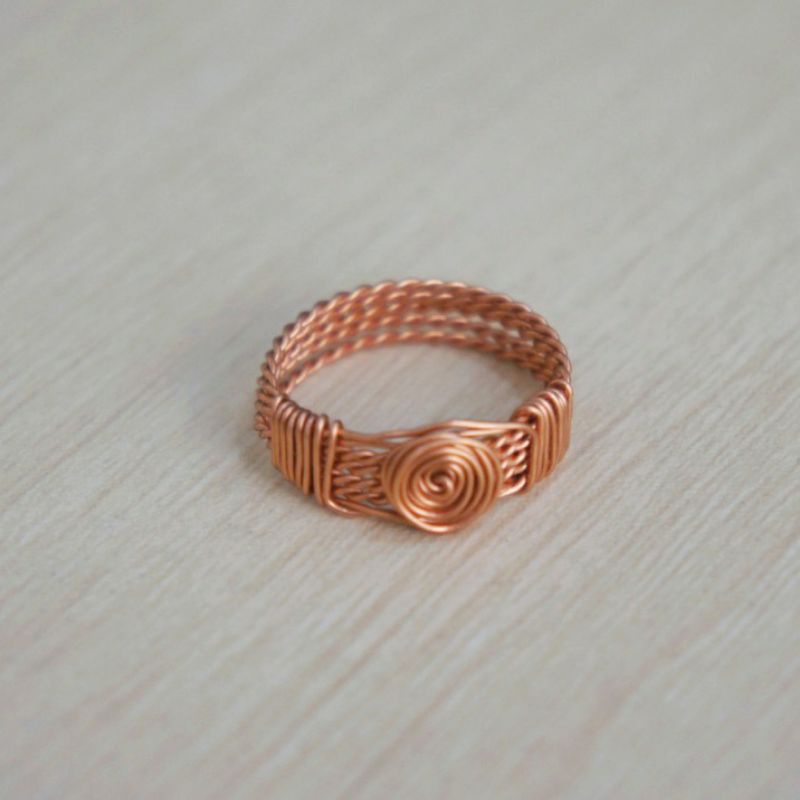 Jual Tensor Ring Cincin Tembaga Model Spiral | Shopee Indonesia
