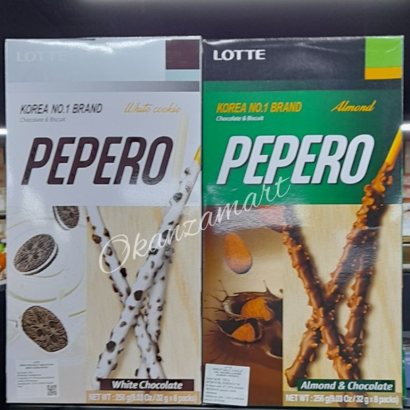 Jual Lotte Pepero Choco & Biscuit Dua Varian 256gr | Shopee Indonesia