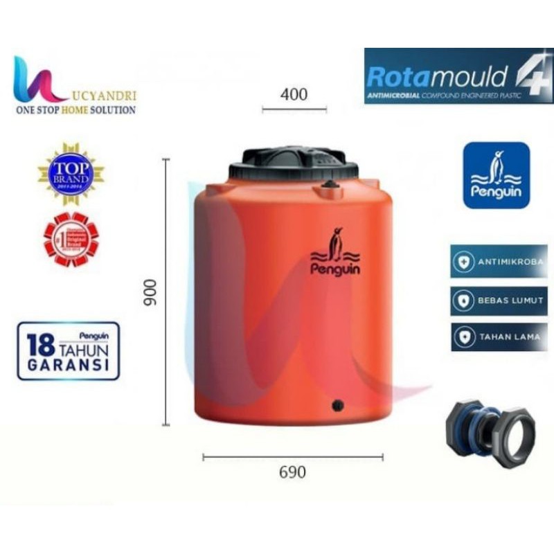 Jual PROMO... Tedmon / Tandon / Tangki Air / Toren Merk Penguin Ukuran ...