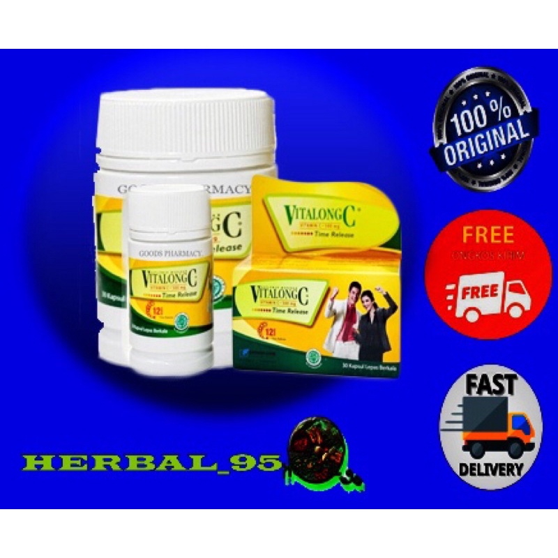Jual vitalong c botol isi 30/vitamin c 500mg/ melihara kesehatan tubuh ...