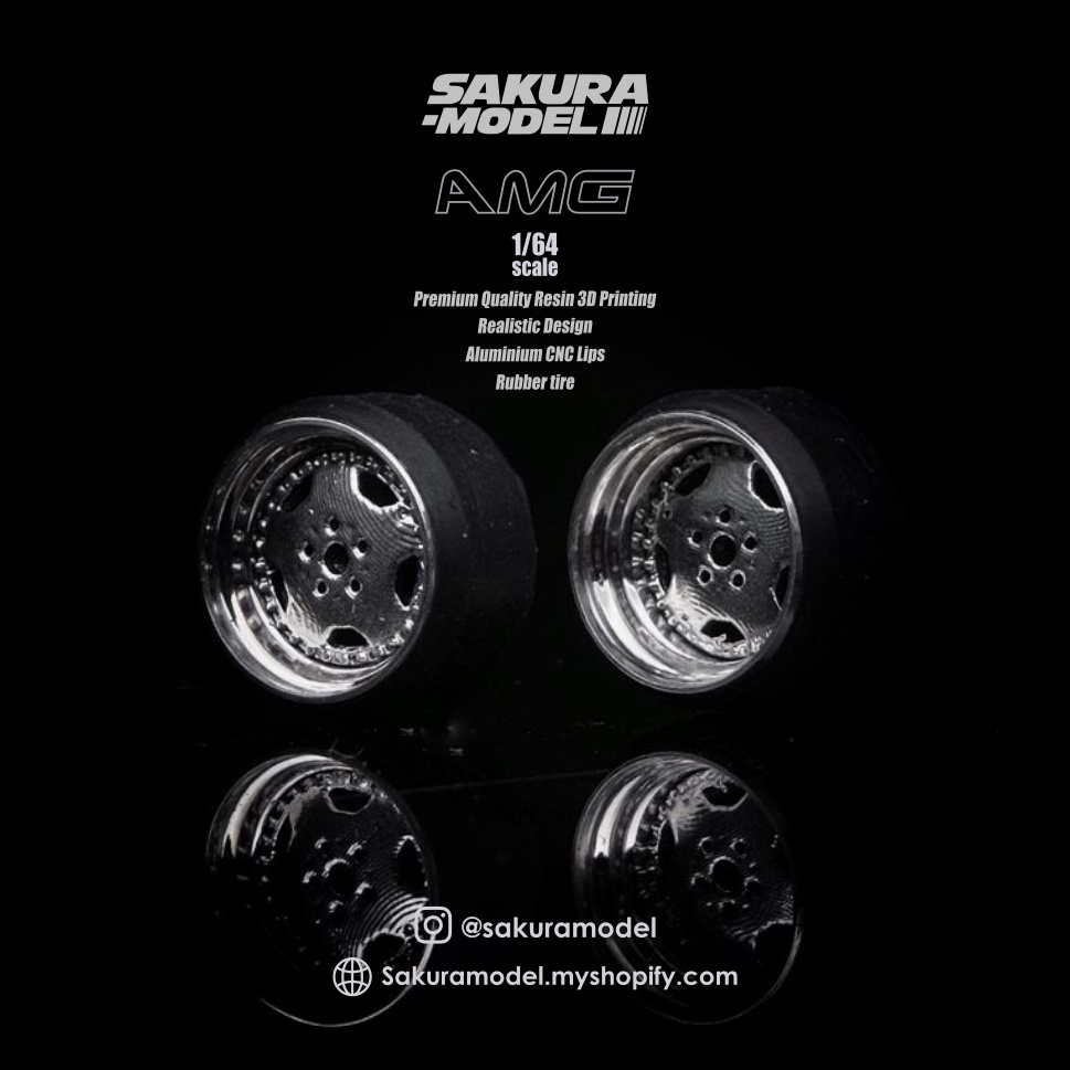 Jual 1/64 Custom Wheels Sakura model AMG Hammer | Shopee Indonesia
