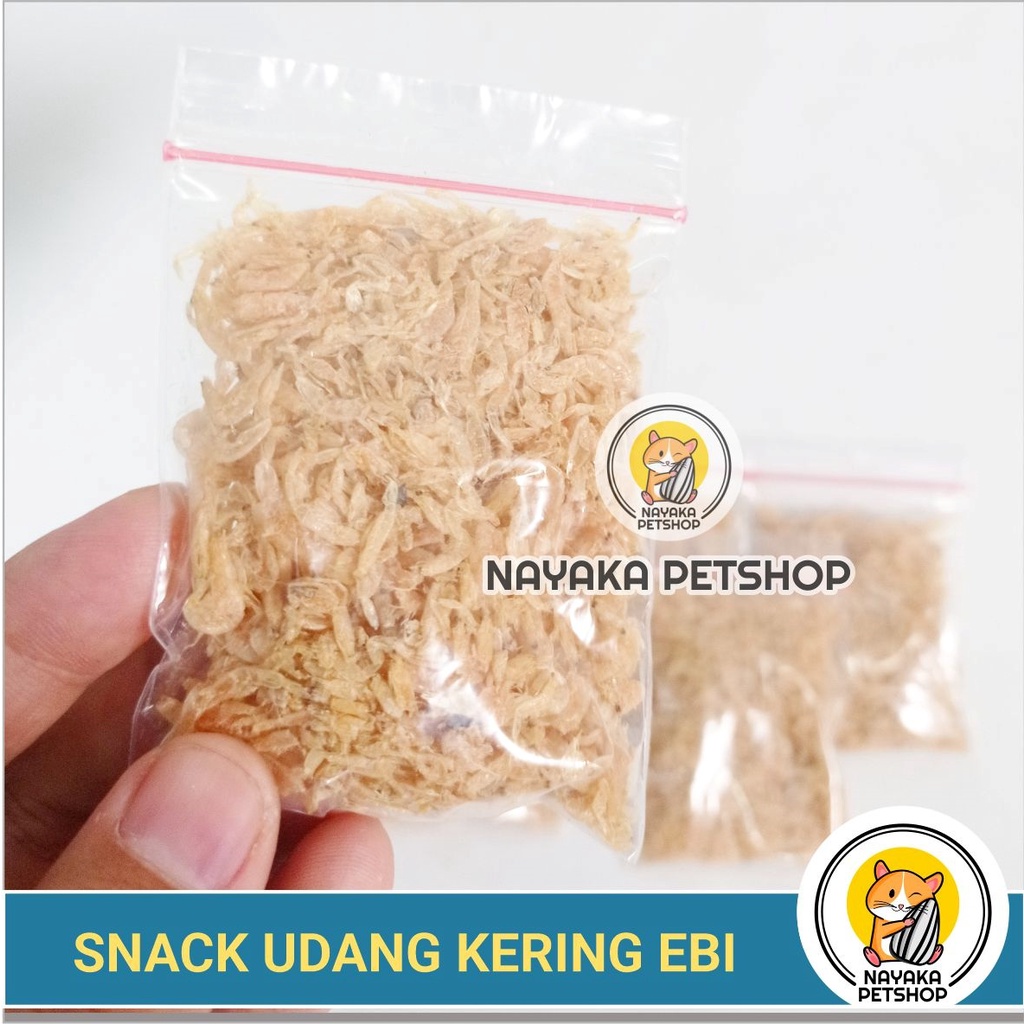 Jual Snack Hamster Udang Kering Dried Shrimp Cemilan Ebi Rebon Ekstra ...