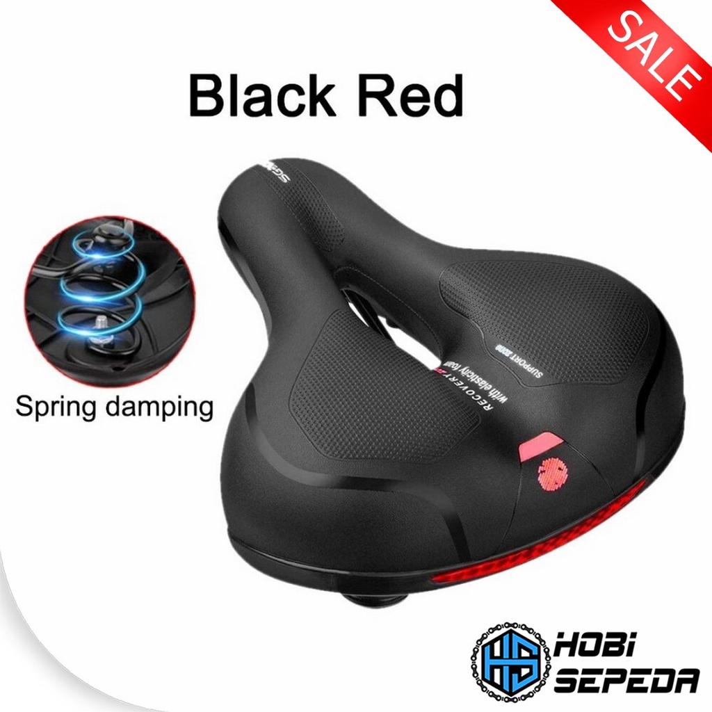 Jual Sadel Sepeda Active Zone Asiento Model Lebar Dengan Per Spiring ...