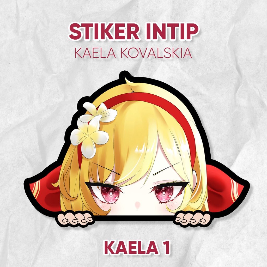 Jual Stiker Intip Kaela Kovalskia Hololive Vtuber Anime Sticker ...