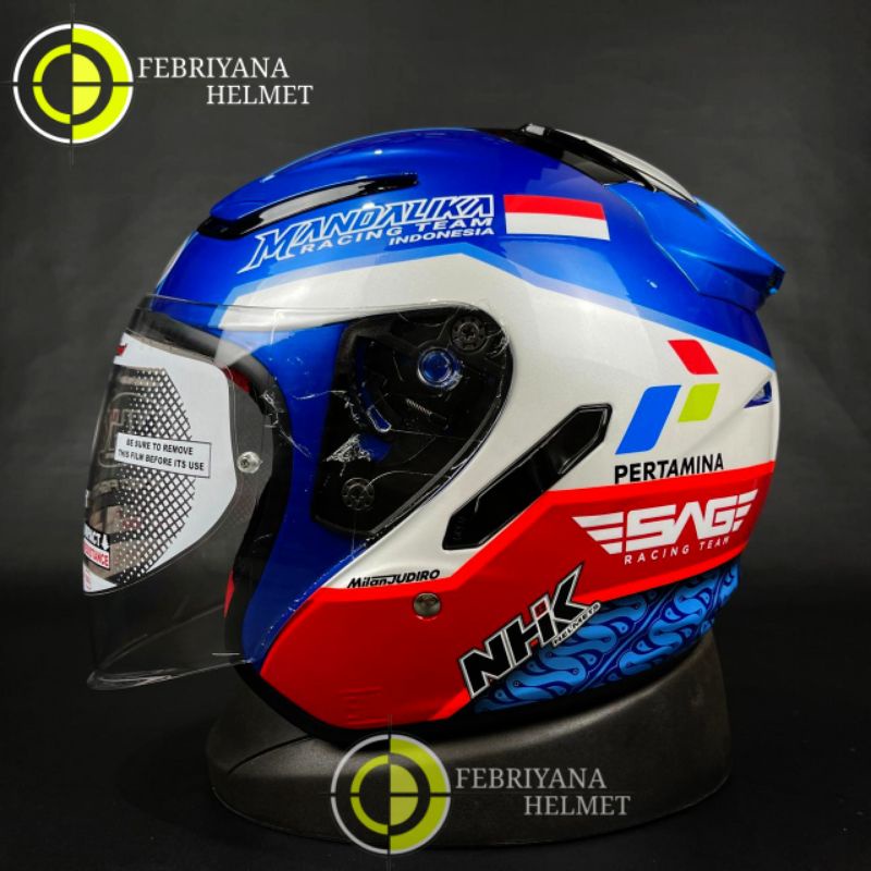 Jual HELM NHK R1 MANDALIKA RACING TEAM LIMITED EDITION | Shopee Indonesia