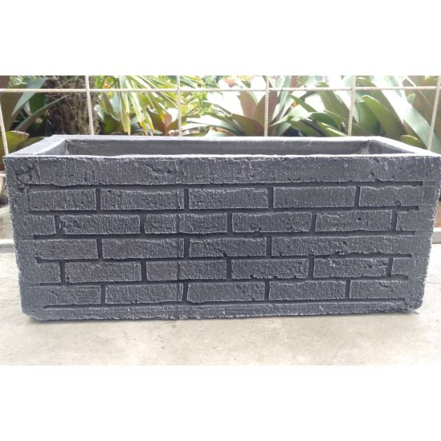 Jual Pot batu motif bata | Shopee Indonesia