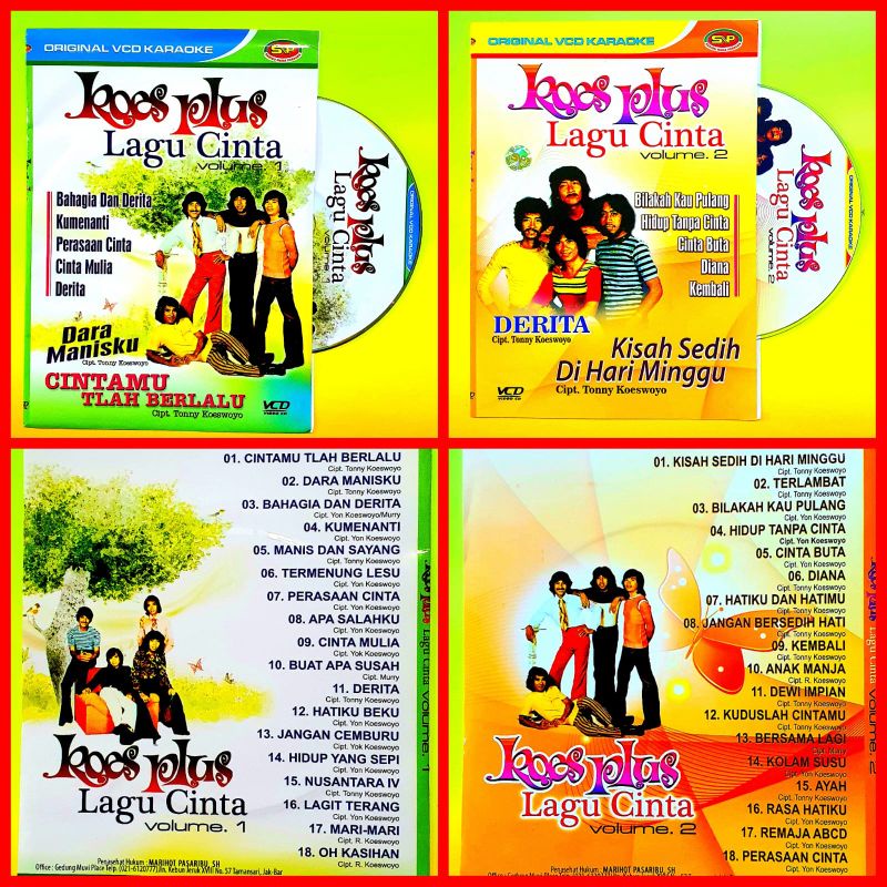 Jual KASET VCD KARAOKE KOES PLUS FULL ALBUM LENGKAP - KASET MUSIK POP KENANGAN TEMBANG NOSTALGIA ...