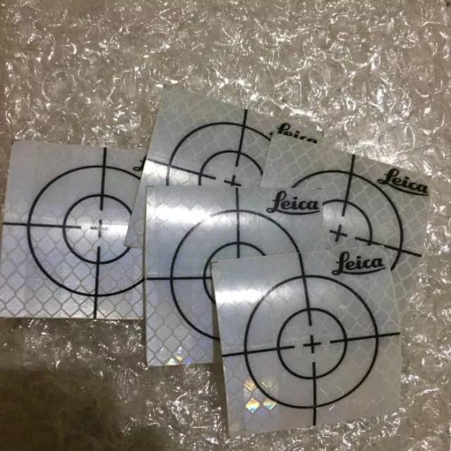 Jual Survey reflector sheet/ reflective target/ sticker laser for total ...