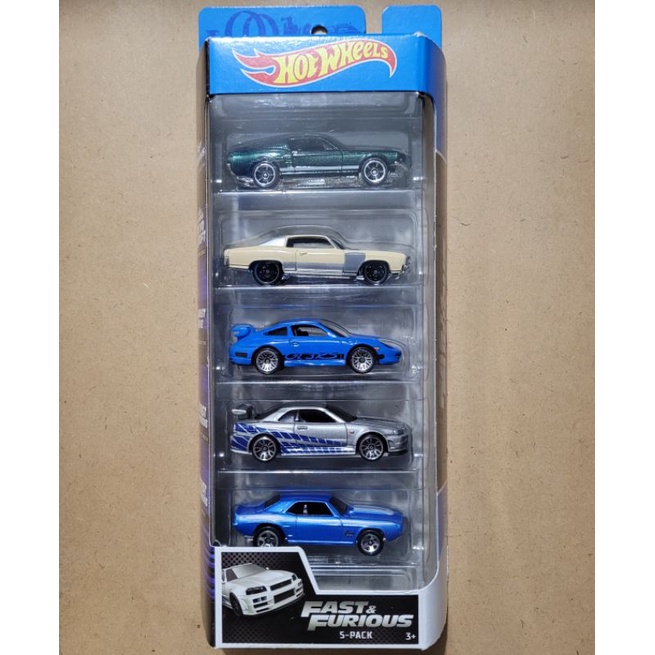 Jual HOT WHEELS FAST & FURIOUS GIFT PACK / 5-PACK [ COLOR MIX ...